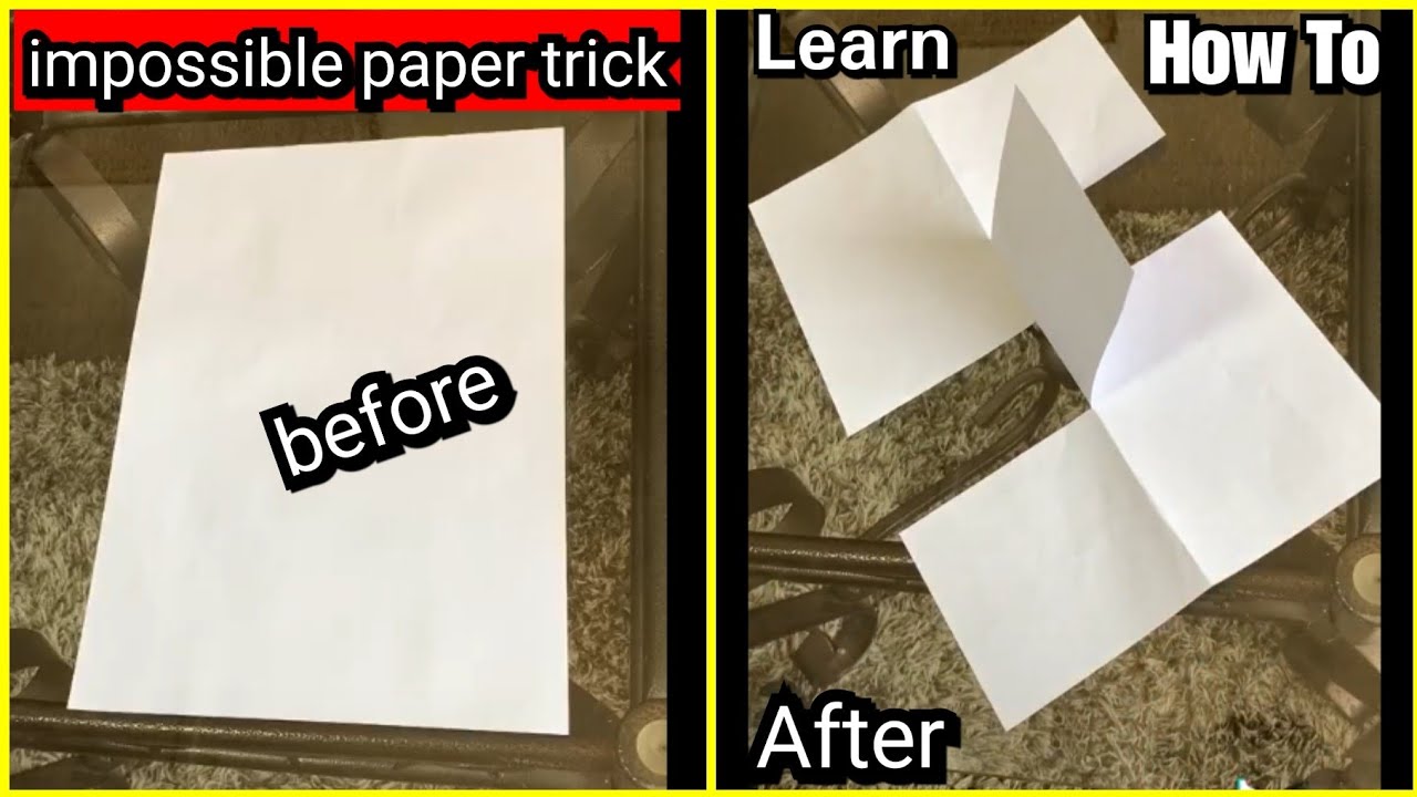Eric does Impossible Paper Trick | magic