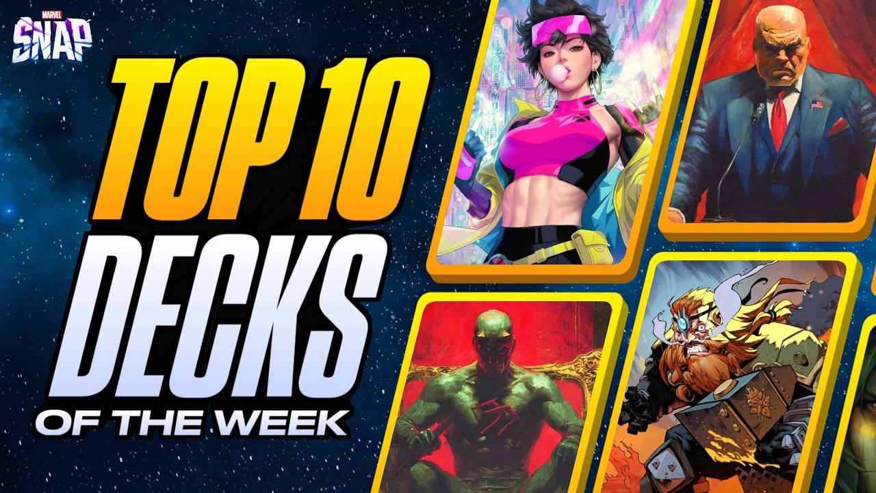 TOP 10 BEST DECKS IN MARVEL SNAP | Weekly Marvel Snap Meta Report #183