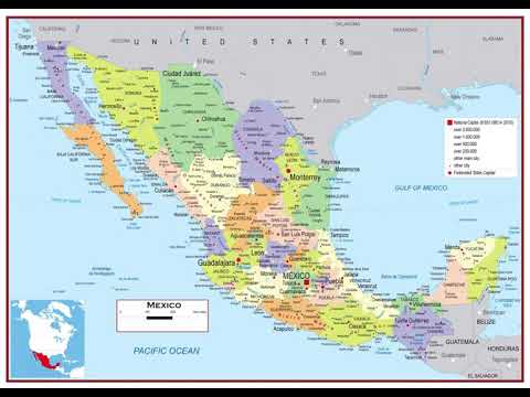 mapa de Mexico
