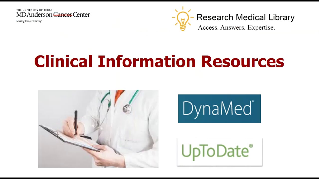 Clinical Information Resources