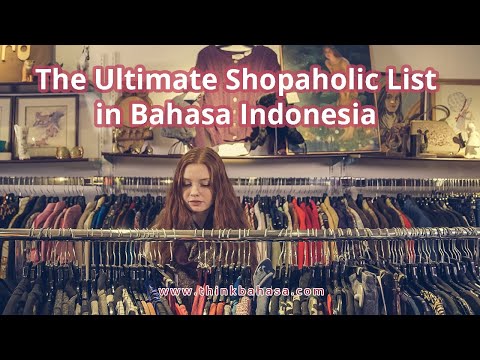 Clothes Shopping in Indonesian | Bahasa Indonesia Lesson