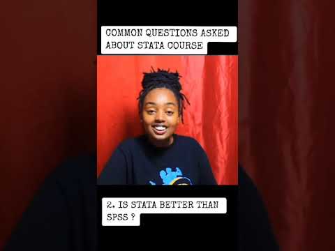 COMMON QUESTIONS ASKED ABOUT STATA COURSE _ IS STATA BETTER THAN SPSS ?