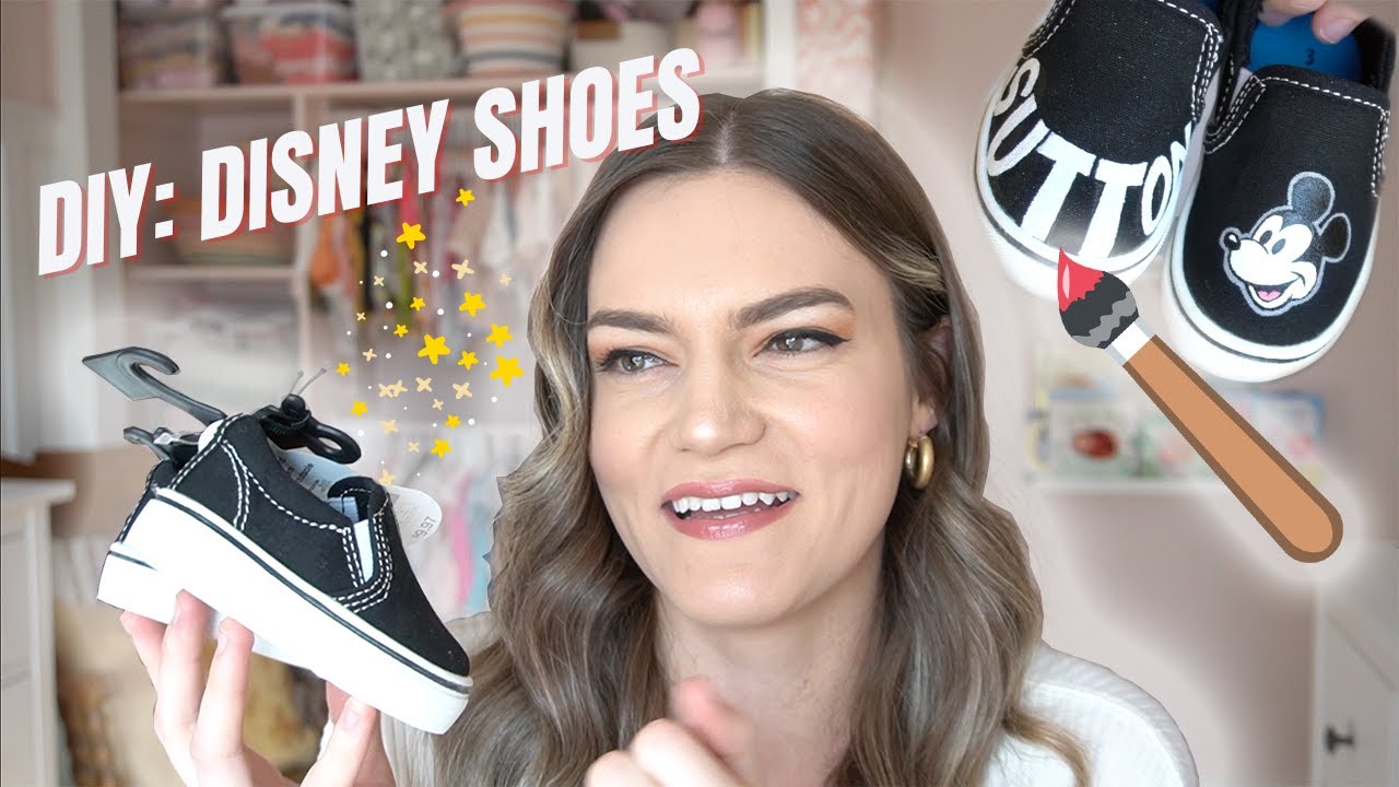 DIY: MICKEY MOUSE SHOES FOR DISNEYLAND!