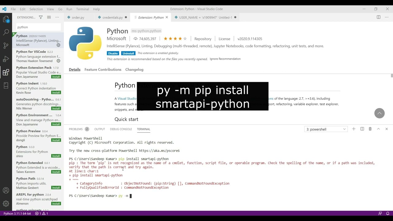 Angle Broking Smart API Python [Full Source Code] [Beginner] | Order Place Demo | TOTP Login 2023