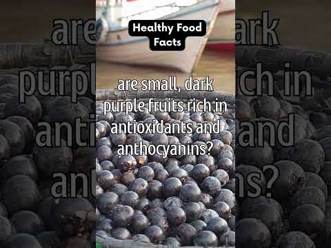 Acai Berries: Amazonian Superfood #shorts #FitandWell #HealthyFood