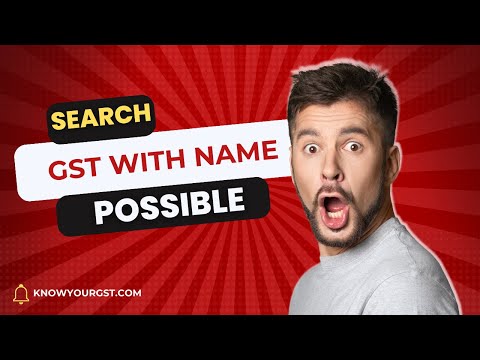 Search GST number by name #knowyourgst #gstbyname