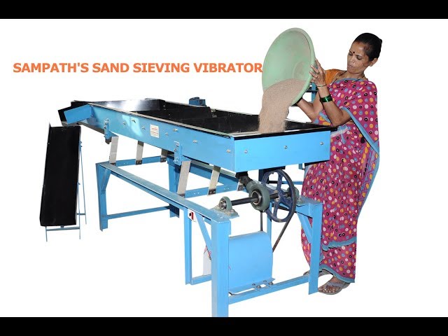 Sand Siever Machine - 5 Tons Per Hour Vibratory Sand Sievers Machine ...