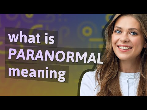 Paranormal | meaning of Paranormal
