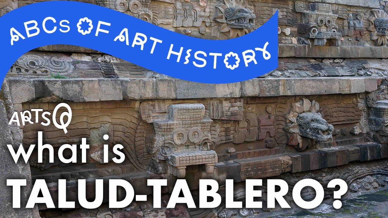 What is TALUD-TABLERO architecture in Mesoamerica? | Feathered Serpent Pyramid at Teotihuacan