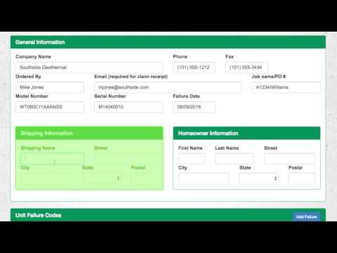 Warranty Claim Training Video
