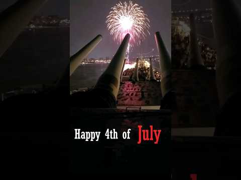 Watch the 4th of July Fireworks on board the battleship! Go to: https://bit.ly/BattleshipFireworks