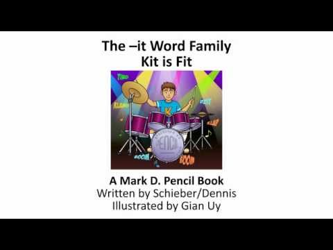 -it Word Family Story - "Kit is Fit" by Mark D. Pencil