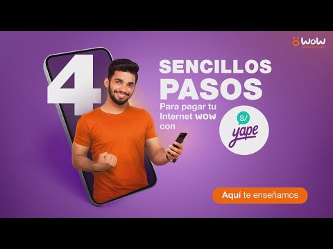 4 Pasos para pagar tu internet WOW con Yape