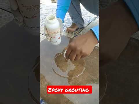 Epoxy grouting |