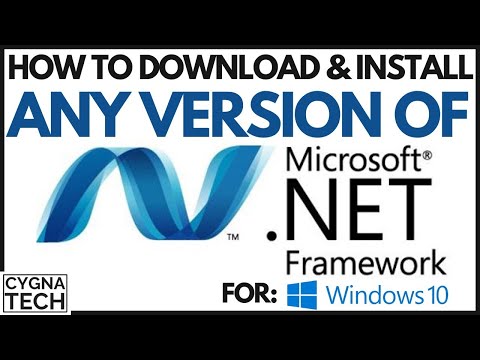 How To Download & Install Any Version Of Microsoft .NET Framework For Windows 10 OS 32/ 64 Bit FREE