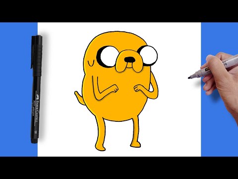 How To Draw Jake The Dog | Adventure Time