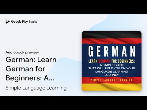 German: Learn German for Beginners: A Simple… by Simple Language Learning · Audiobook preview