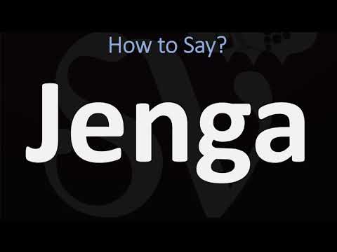 How to Pronounce Jenga? (CORRECTLY)