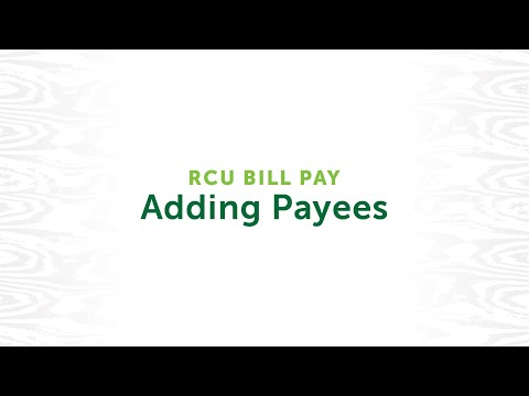Adding Payees