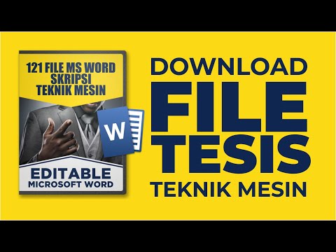 Judul Skripsi Teknik Mesin Word Doc