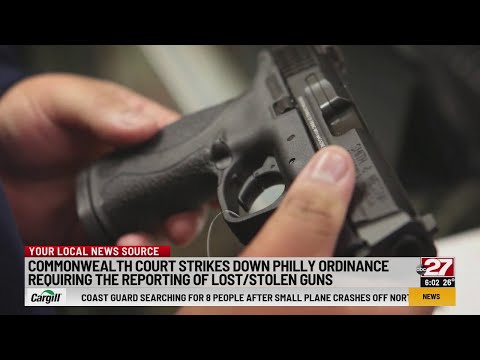 Court rules against Philadelphia lost-gun reporting law