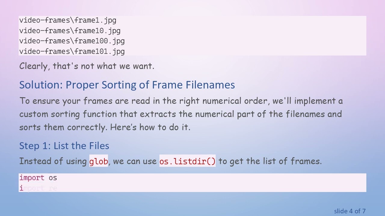 How to Read Video Frames in Sequence Using Python