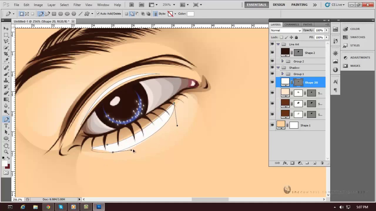 Vector/Vexel - Eyebrow Tutorial