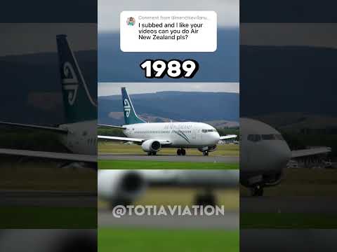 Evolution of Air New Zealand 🇳🇿 #aviation