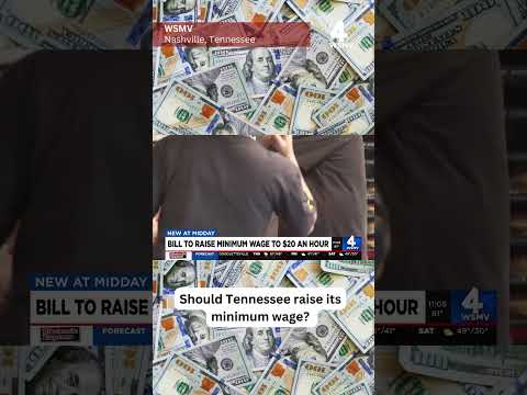 Bill would raise minimum wage in Tennessee to $20 an hour