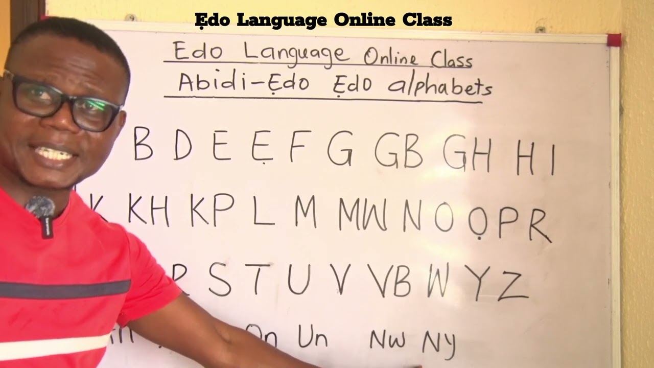 The Complete Edo language Alphabets - Abidi-Ẹdo Nọgbae