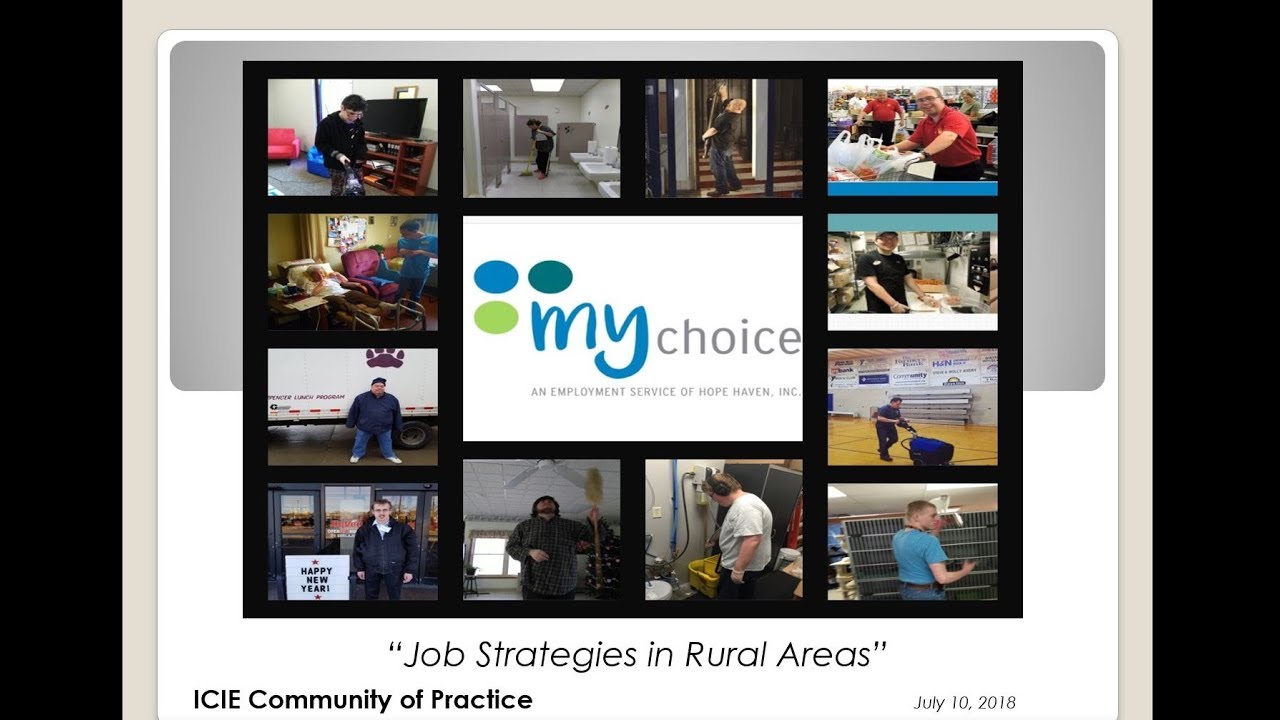 Job Development Strategies in Rural Areas  July 2018