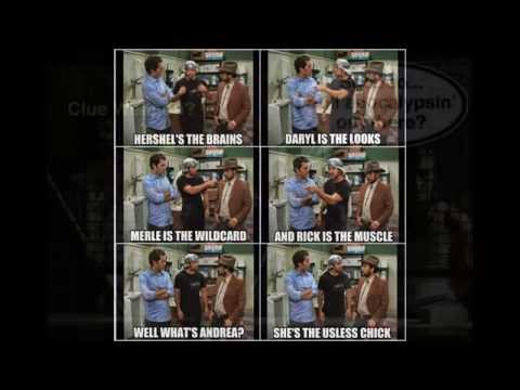 The walking dead funny pics
