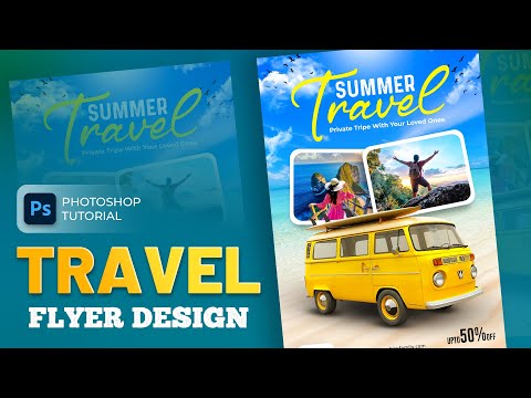 How to Make an Attractive Travel Flyer | Tutorial + Free Template