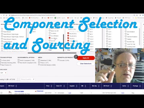 Parts Selection and Getting Datasheets
