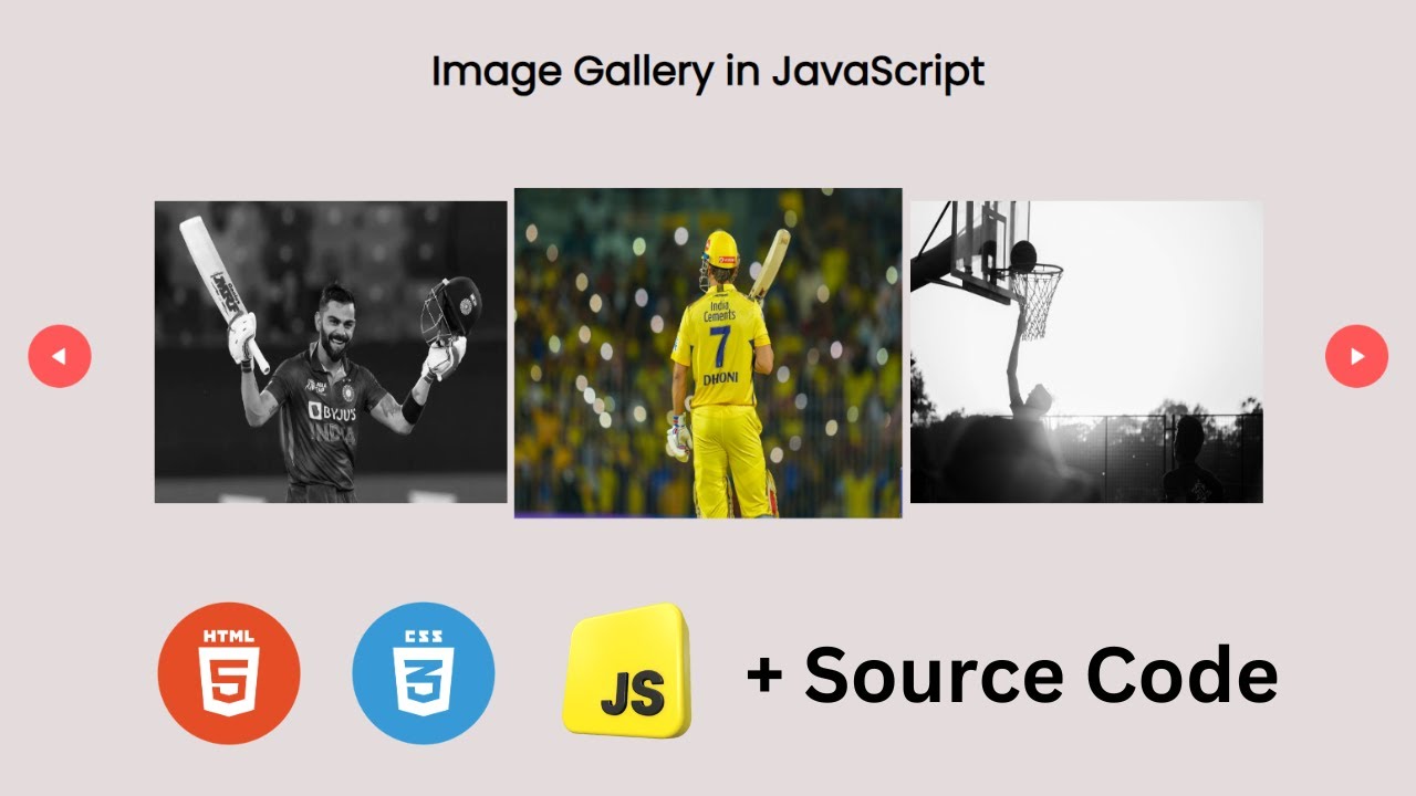 Image Gallery using JavaScript | JavaScript Project | #programming