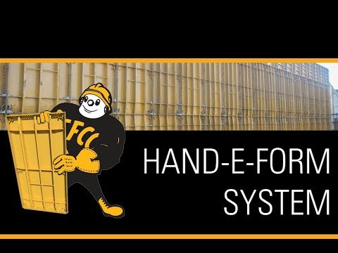 Different wall heights with the HAND-E-FORM System (Metric)
