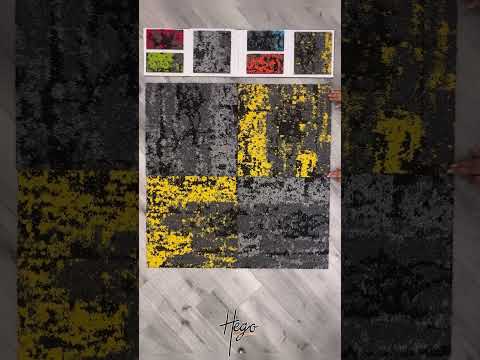 Color point tiles- Combination -Grey & Yellow tiles.Tile size- 50x 50 cm