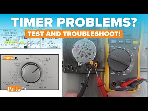 Dryer Timer Troubleshooting & Testing - Whirlpool Maytag Amana Kenmore Estate and More