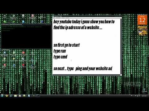 [HOW-TO] Find IP Adresse of a Website [FULL HD]