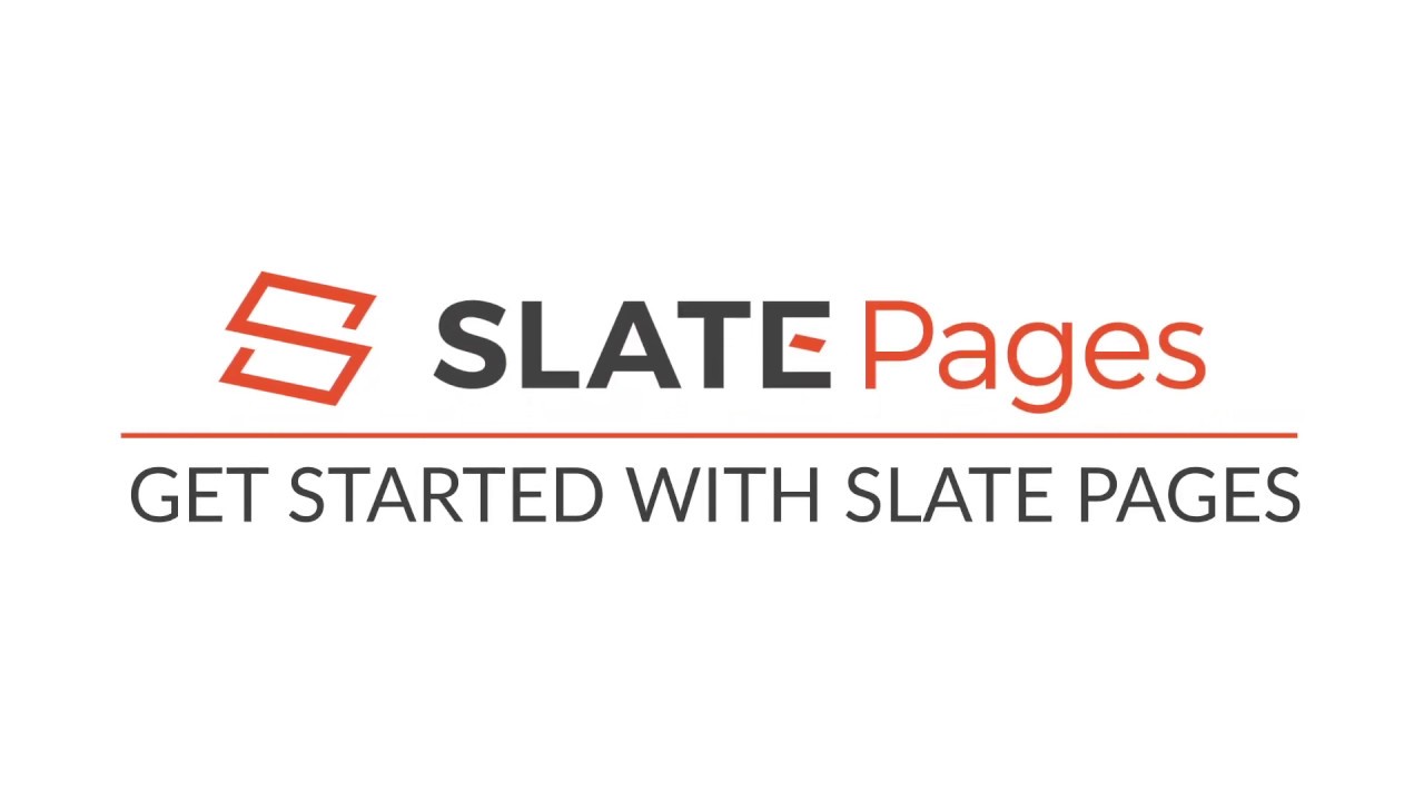 Getting Started With Your Slate Pages Samples