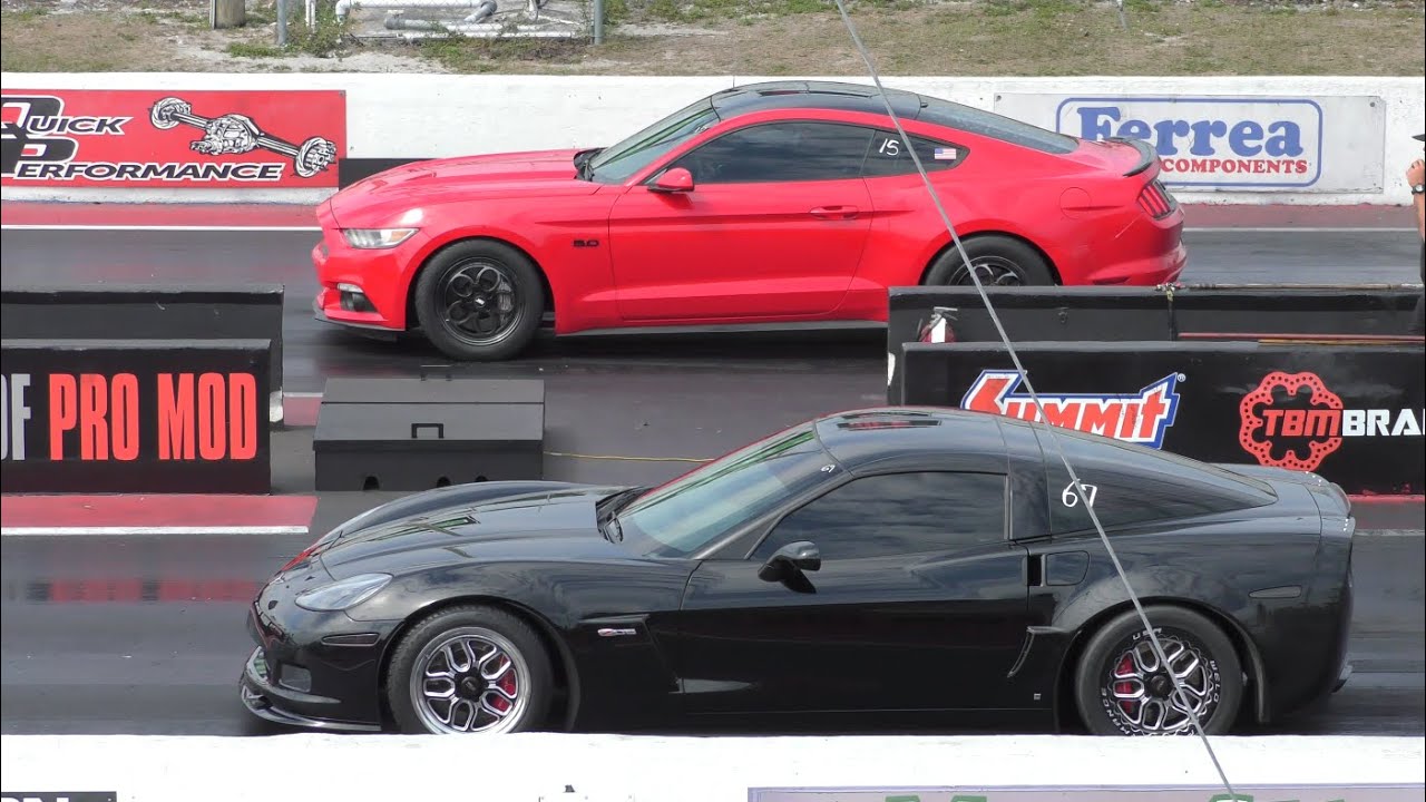 Camaro ZL1 Drag Races Corvette Z06 in Florida and It's Over in 11 ...