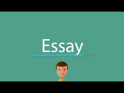 Essay pronunciation