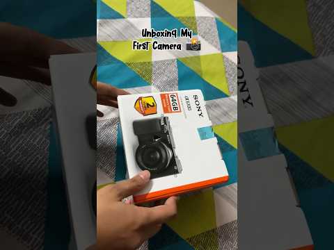 Unboxing my first ever camera 📸 | Sony Alpha-6100 #youtubeshorts #shorts #viral #camera #travel