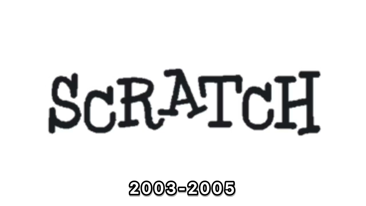 Scratch historical logos