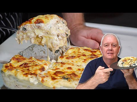 Ultimate Chicken Lasagna with Italian Herb White Sauce