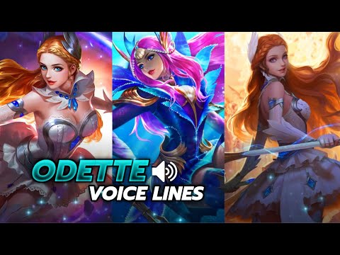 Odette Voice lines & Title - Old Odette, Revamp and Mermaid Princess #MobileLegends