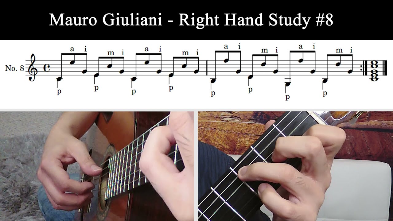 Mauro Giuliani Right Hand Study #8