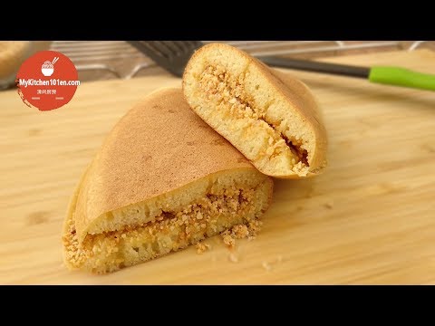 How to Make Traditional Asian Style Peanut Pancake (Apam Balik, Martabak Manis) | MyKitchen101en
