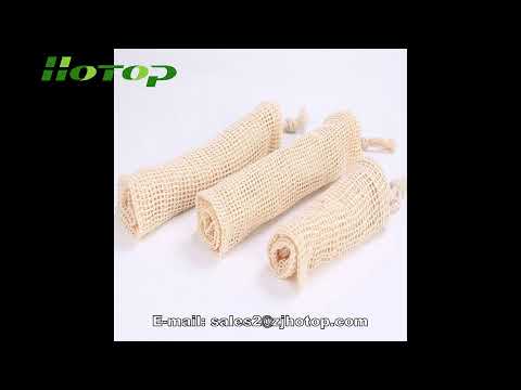 Reusable Fruit Vegetable Grocery Produce Tote Cotton String Mesh Net Shopping Bag