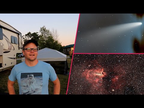 The Omega Nebula & Comet NEOWISE - Flamboro Valley Campgrounds